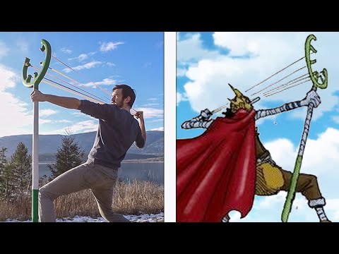 How I Made the GIANT SLINGSHOT Kabuto from One Piece