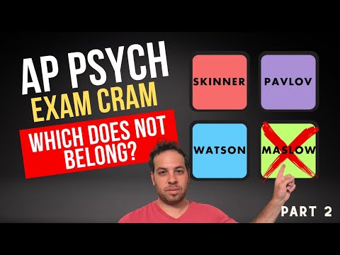 AP Psychology Exam Cram Review: Which Does Not Belong? (Part 2)