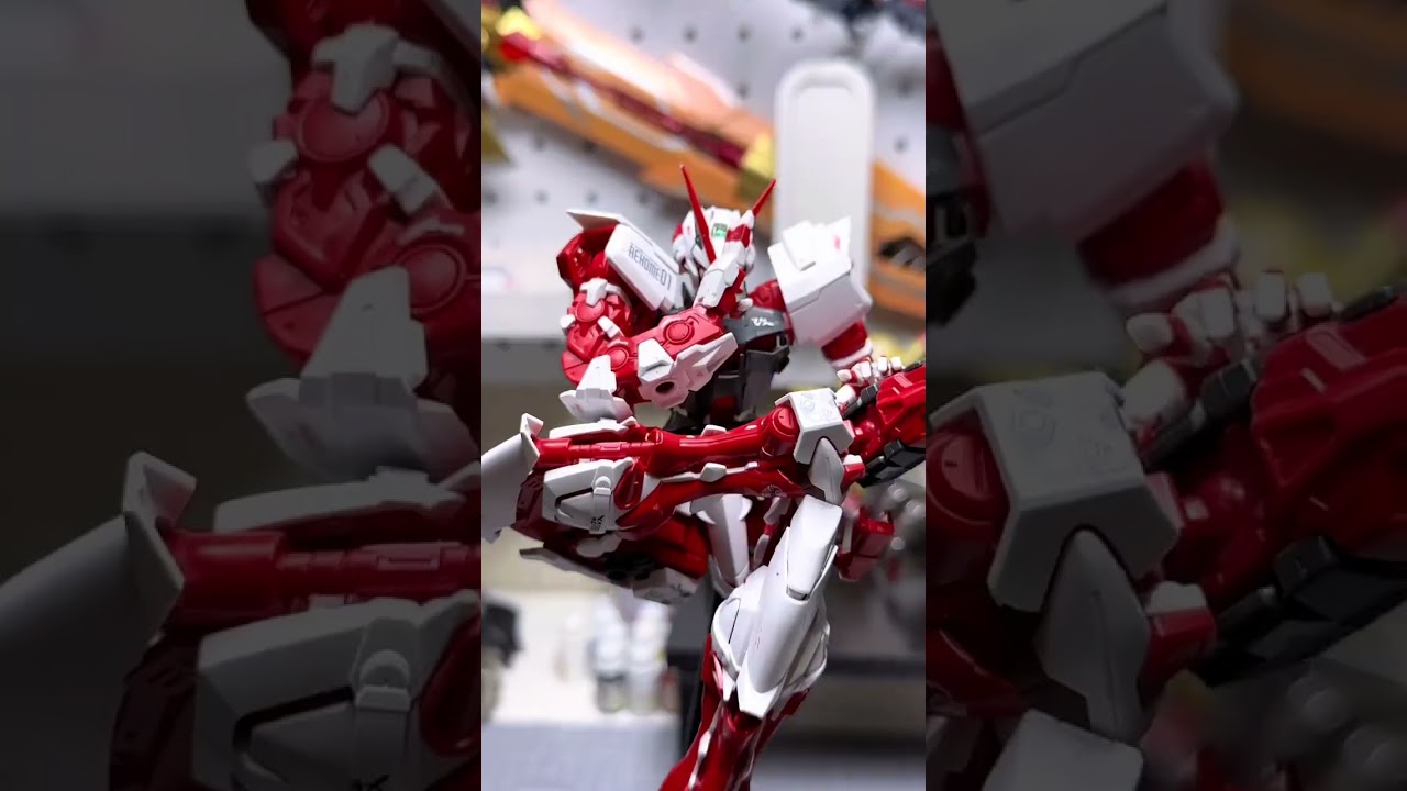 Gundam Astray Red Frame #gundam #gunpla #gunplacustom #gunplabuilder #shorts #gundamseed