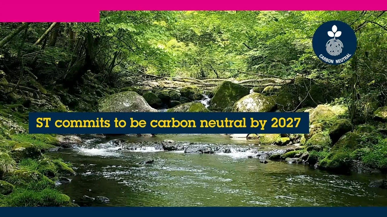 STMicroelectronics commitment to sustainability and carbon neutrality