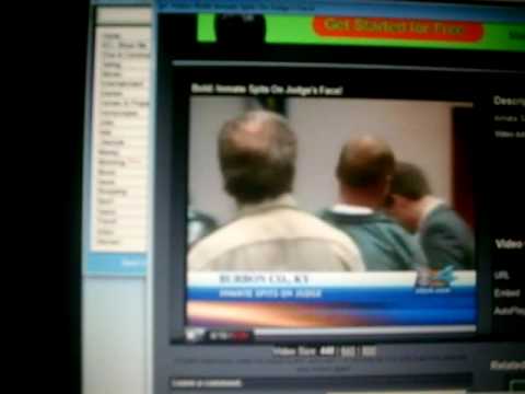 JUDGE gets spit on in her face by inmate