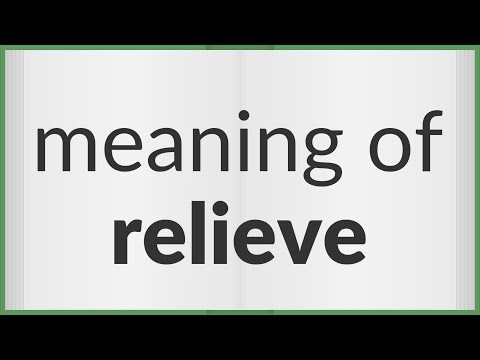 Relieve | meaning of Relieve
