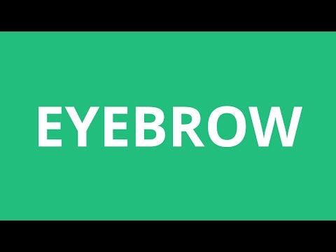 How To Pronounce Eyebrow - Pronunciation Academy