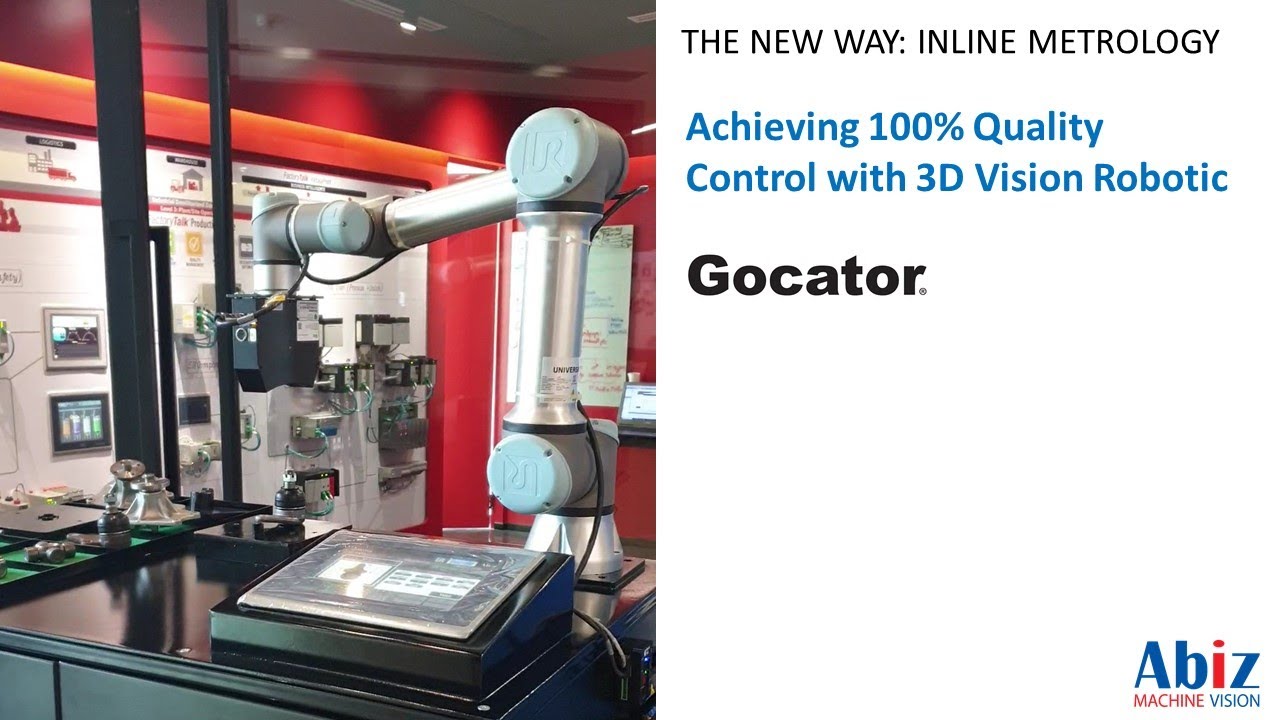 Robot Vision  In line metrology for Achieving 100% Quality Control with 3D Vision Robotic
