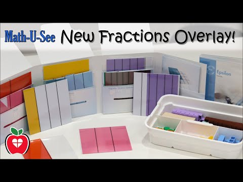 Look Inside! Fraction Overlay Kit || Math U See