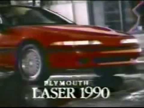 1990 Plymouth Laser Commercial in French - Starring Celine Dion