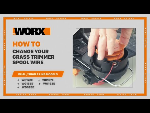 How To Replace Your Spool Line - Grass Trimmer - WORX UK