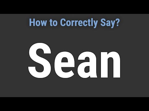 How to Pronounce Name Sean (Correctly!)