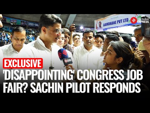 Congress Mega Job Fair 'Disappointing'? Congress Leader Sachin Pilot Defends