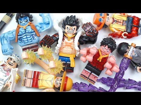 LEGO ONE PIECE | Monkey D. Luffy Gear 4 | Portgas D. Ace | Roronoa Zoro Unofficial Lego Minifigures