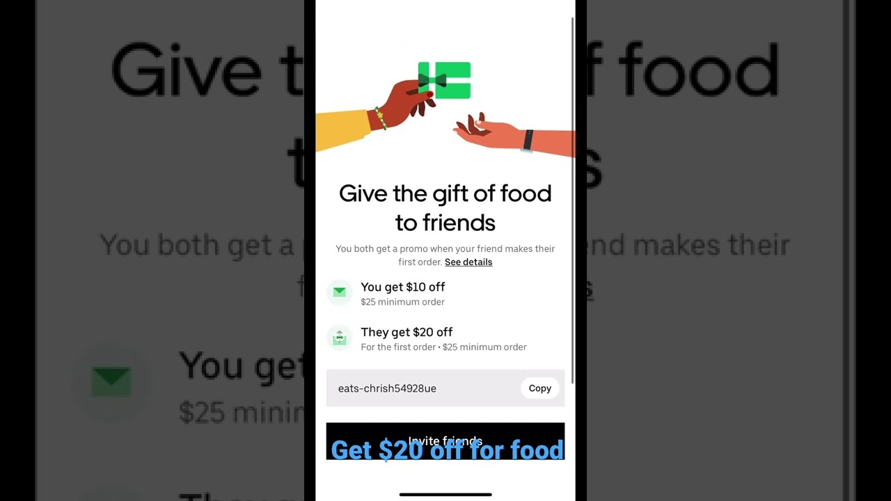 Uber eats promo code $20 off Code: eats-chrish54928ue