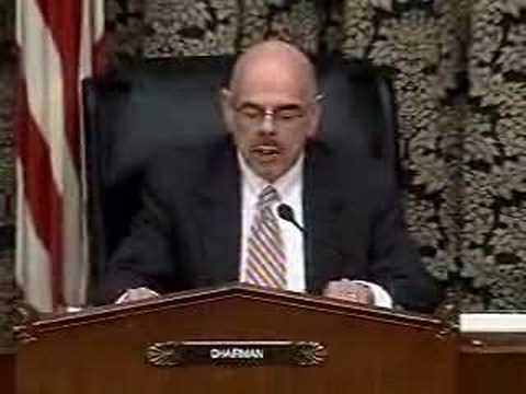 Hearing on 22-year-old Arms Contractor: Waxman's Opening