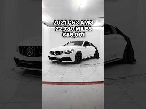 A new TWIN TURBO V8 in our inventory 👀 #mercedes #amg #C63 #twinturbo #v8 #carsforsale #amgforsale