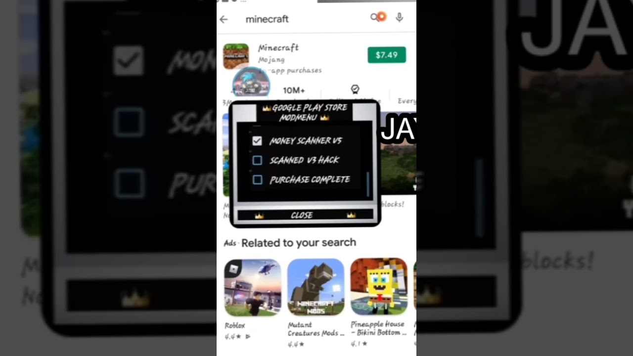 GOOGLE PLAY STORE MOD MENU BY JAYIUZ #jayiuz #shorts #viral #fypシ