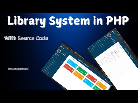 Library Management System in PHP || PHP Project With Source Code ||