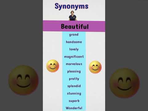 Beautiful #synonyms #englishgrammer
