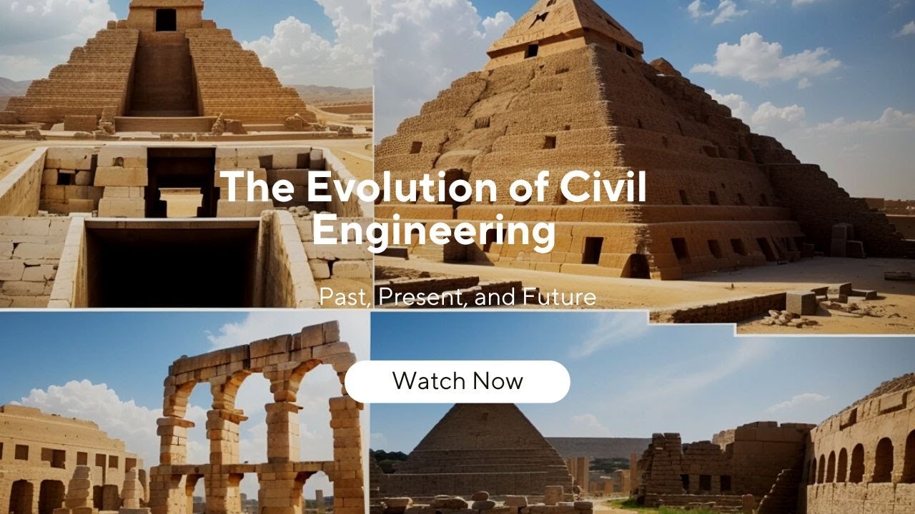 The Evolution of Civil Engineering: Past, Present, and Future  #civilengineering  #futuretech