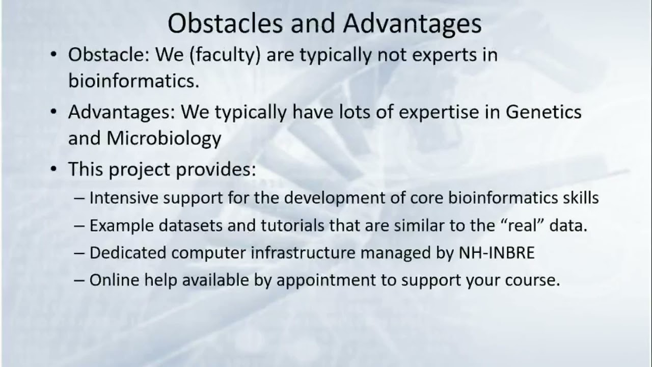 Introduction to Genomics and Bioinformatics modules
