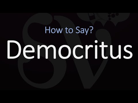 How to Pronounce Democritus? (CORRECTLY)