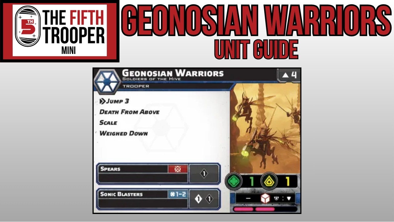 Star Wars: Legion | TFT Mini - Geonosian Warriors (Unit Guide)