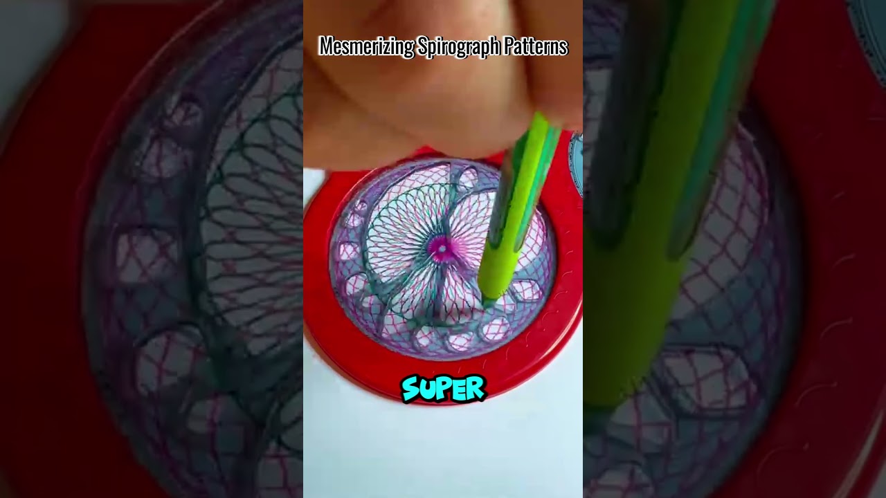 Mesmerizing Spirograph Patterns(@spirographshr) #spirographshr #spirograph #satisfying #asmr #relax