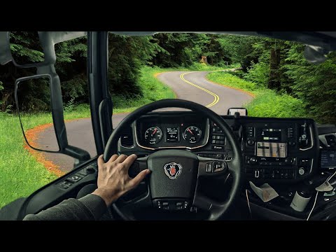 Driving on Sharp Curvy Roads with a Loaded Truck at 70 KM Speed | Truck Road Vlog