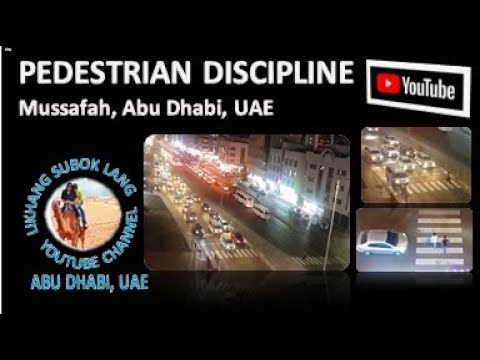 PEDESTRIAN DISCIPLINE - Pedestrian Lane - Pedestrian Crossing, No Jay Walking, Motorists Give Way