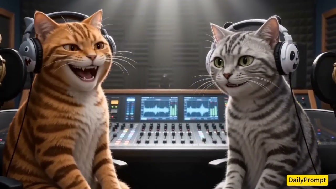 Cat Podcast:😂 Hilarious Cats Roasting Human Takeout Habits – Seedance 2.0 AI Video + Full Prompt