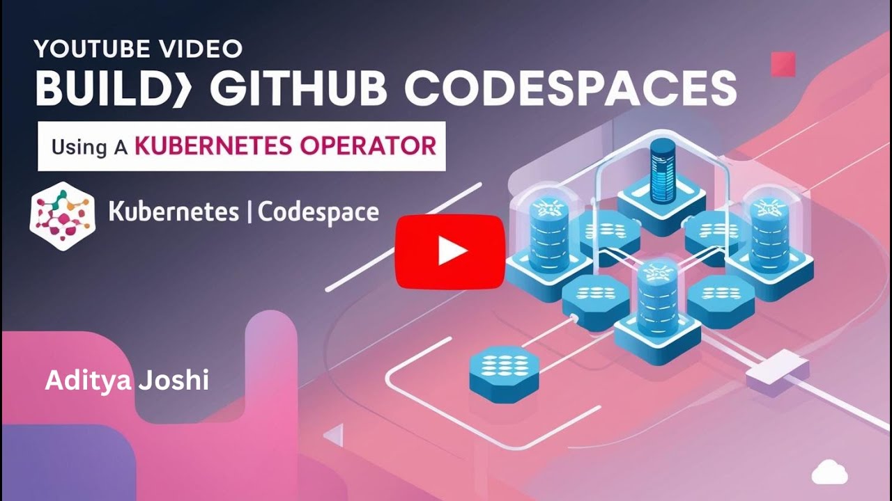 Building GitHub Codespace using Kubernetes Operator | ADITYA JOSHI |