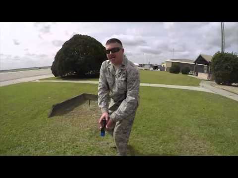Security Forces Taser Training (B-Roll)