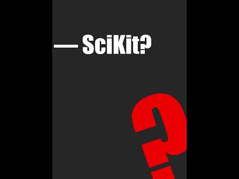 What is SciKit? #python