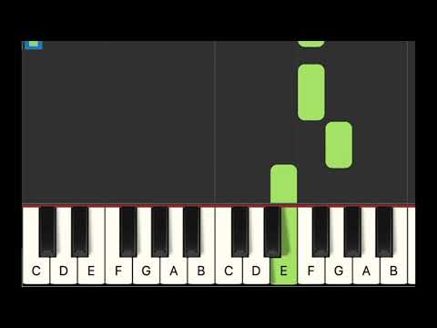 Twist & Shout (The Beatles) - Synthesia Tutorial Piano Keyboard