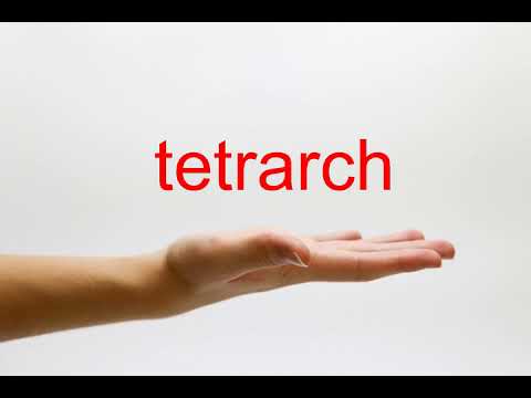 How to Pronounce tetrarch - American English