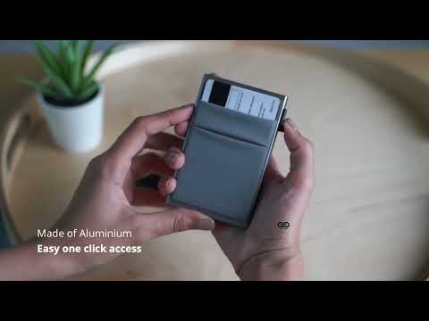 Pop up credit card holder