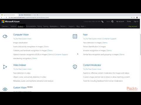 Learn Azure Cognitive Services for Developers Introduction to Vision | packtpub com - Mind Luster