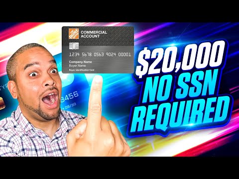 $20,000 No SSN Required HOME DEPOT Business Credit Card | NO PG