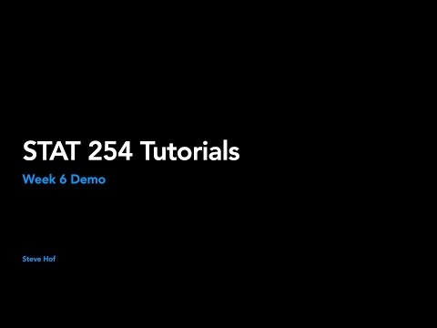 STAT 254 Tutorial Demo Week 6 | Continuous Random Variables CDF vs PDF