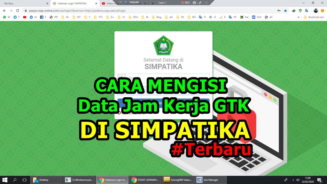 CARA MENGISI Data Jam Kerja GTK DI SIMPATIKA YANG BENAR  Madrasah Hebat Bermartabat