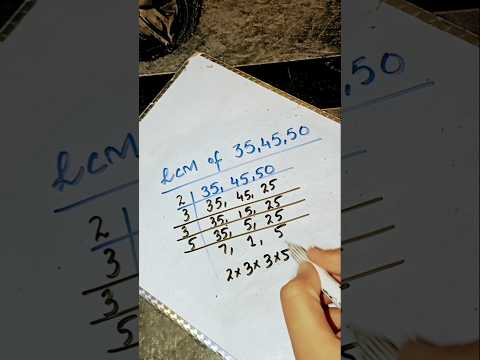lcm of 35 45 50 #maths #trending #shortvideo #lcm