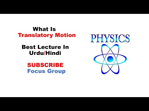 What is Translatory Motion?
