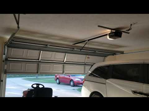 garage door opening and closing Motor vibrates