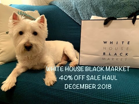 White House Black Market Haul - December 2018: 40% off Sale!👚👖💜