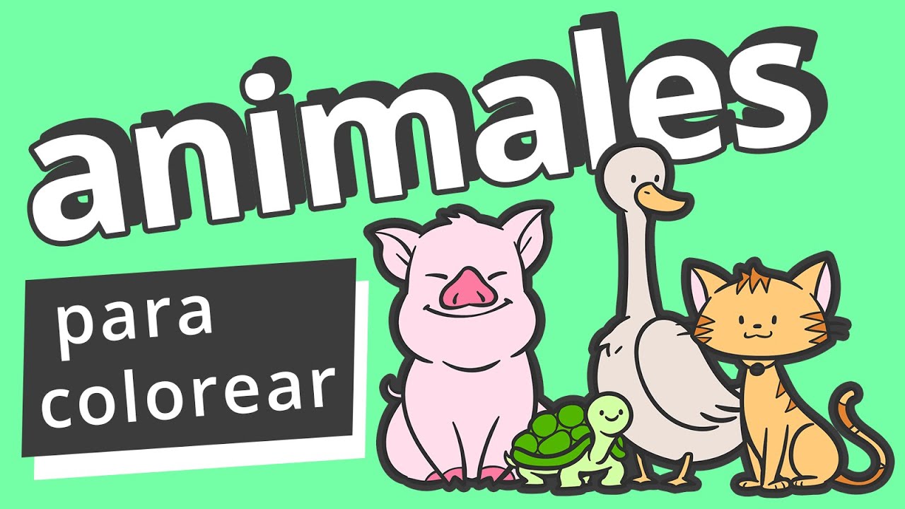 Dibujos de Animales para Colorear Gratis