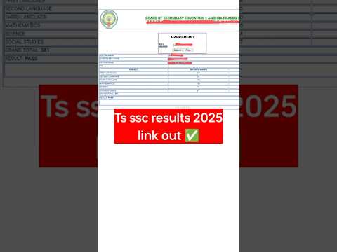 ts 10th class result 2025 released | how to check ts 10th result results 2025