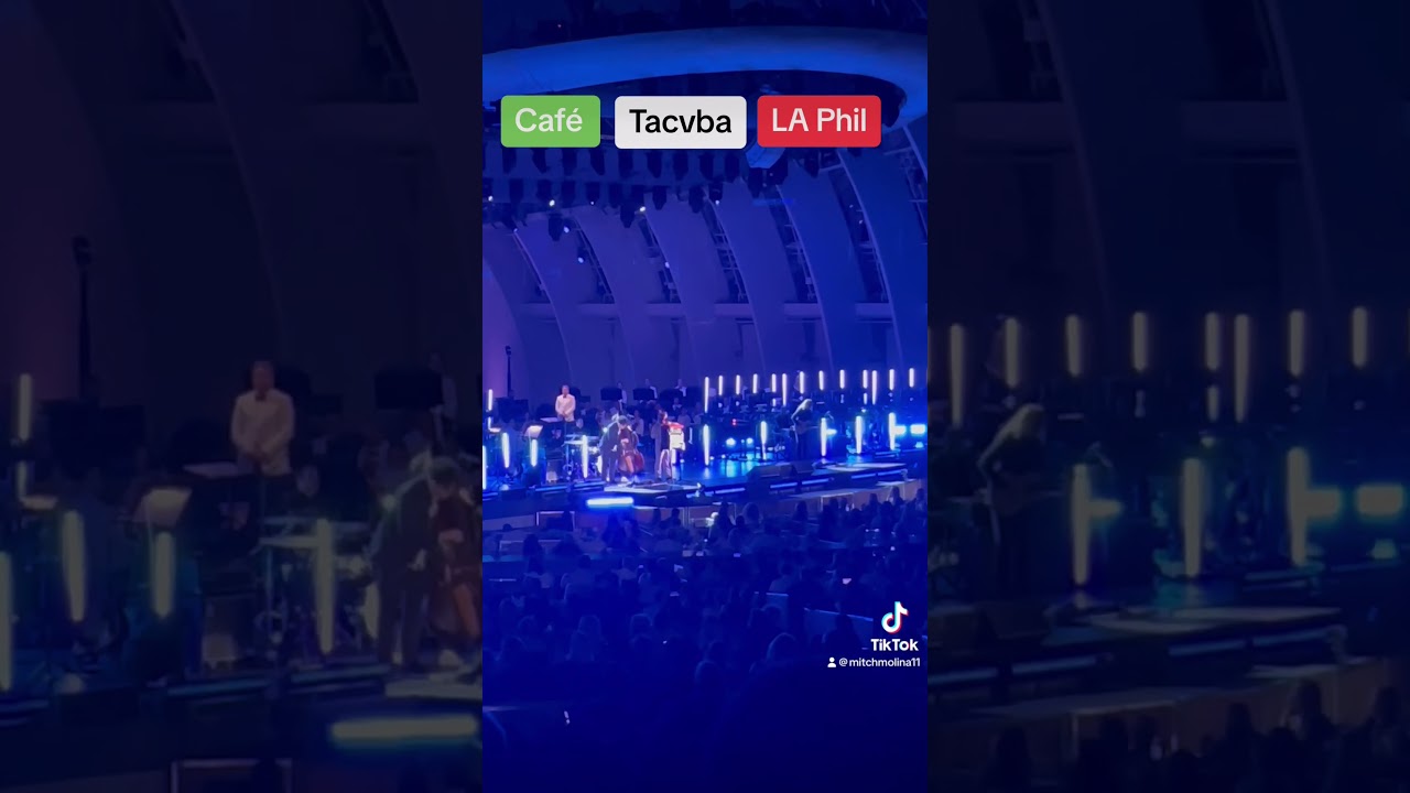Café tacvba y La Phil  #hollywoodbowl #cafetacvba #laphil #elvagabundo