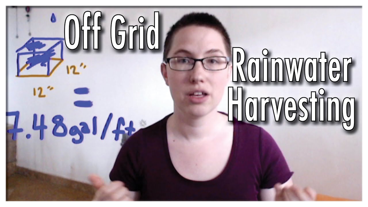 Off Grid Rain Water Harvesting - Calculating Catchment Area