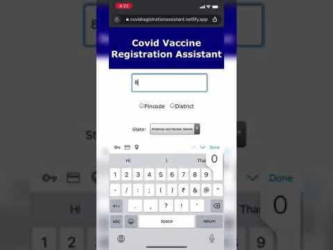 Steps for Registration on covidregistrationassistant.netlify.app