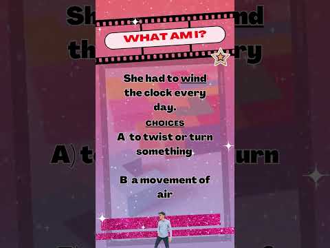 Wind | Homonyms: Which WIND am I? | Be with Bie