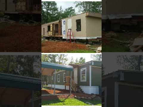 Turned A Free Mobile Home Into A 60k Home #homerenovation #homerepair #mobilehomeremodel mobilehome
