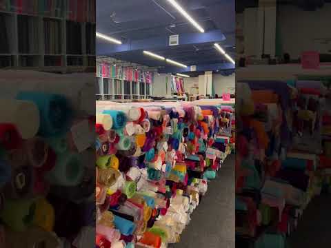 I love fabric shopping!